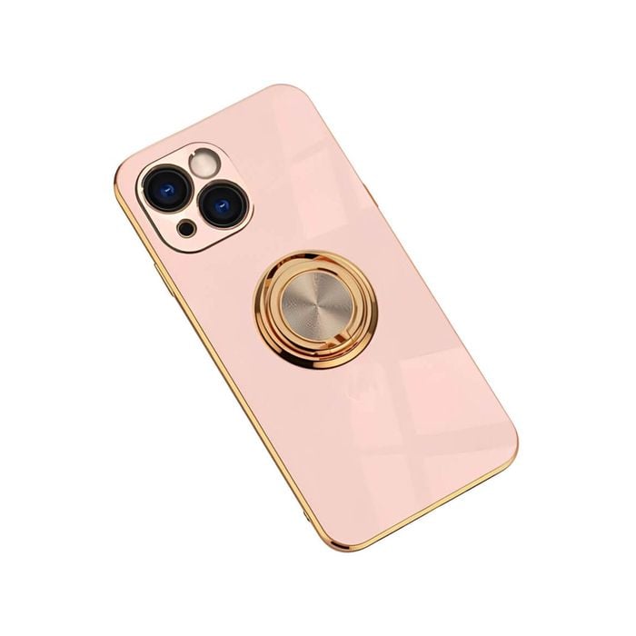 Iphone Ring Case 14 Pro Max Ring Case Pink Luxury Cover - Bunnings ...