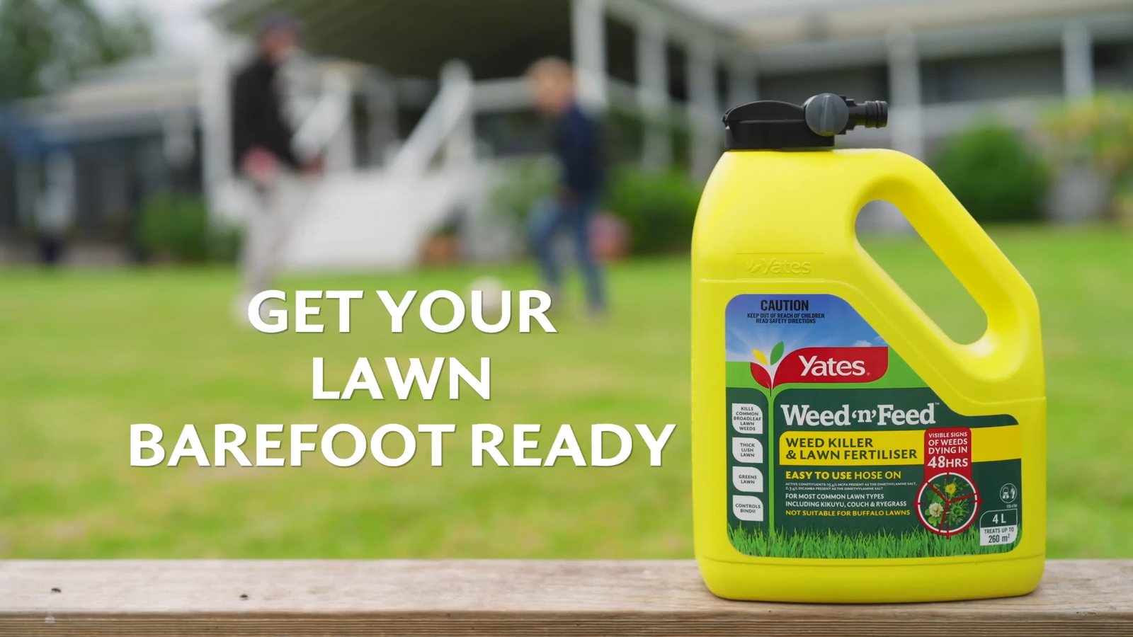 Yates 4L Weed n Feed Hose On Lawn Weed Killer Bunnings Australia
