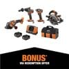 AEG 18V FUSION 4-Piece 5.0Ah FORCE Kit - Bunnings Australia