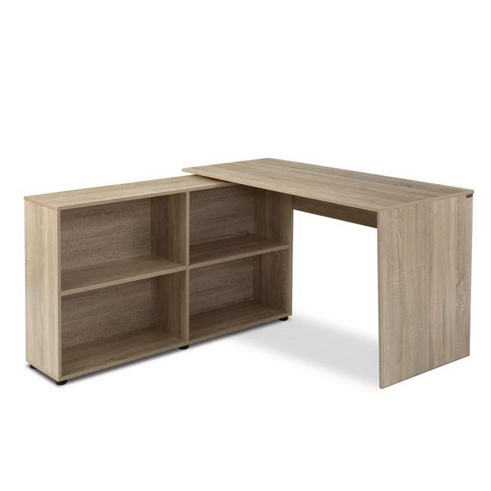 Artiss Office Computer Desk Corner Study Table Workstation Bookcase Storage Bunnings Australia