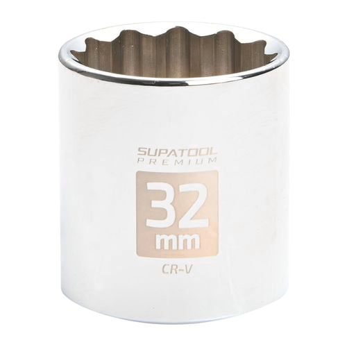 Supatool Premium 32mm 1/2" Drive Socket - Bunnings Australia
