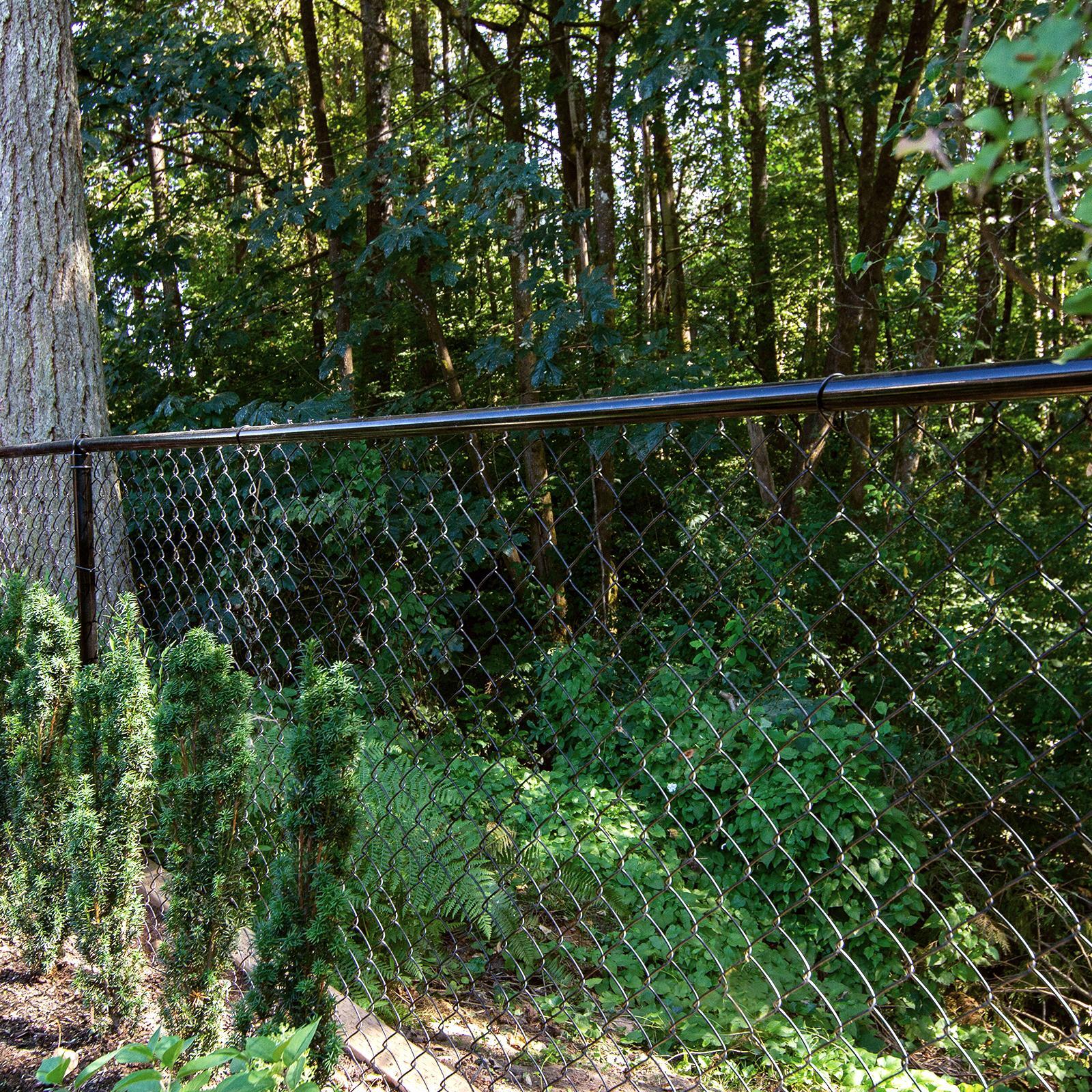 PEAK Chain Link Fencing 38mm Black Line Post Cap