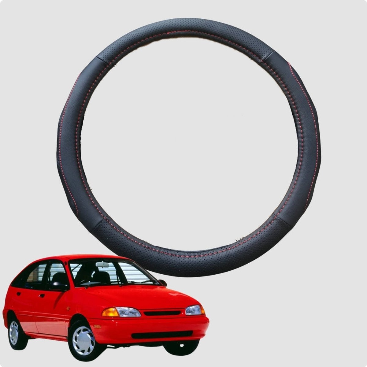 Steering Wheel Cover for Ford Festiva 1993-2000 (WB-WD) 38CM | Circle ...