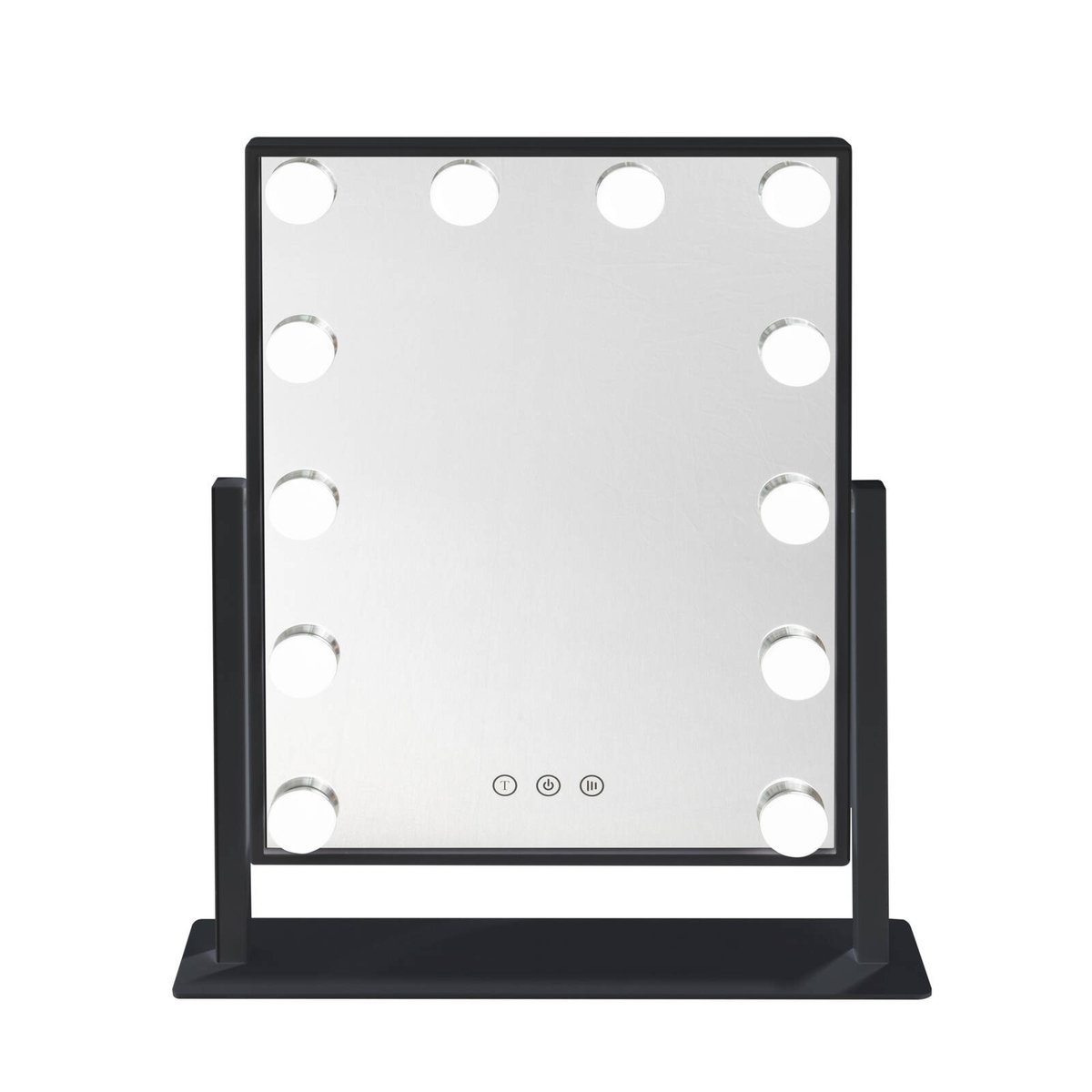 Barelli LED Black Hollywood Mirror - Bunnings Australia