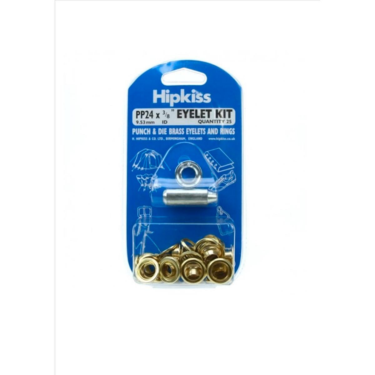 Hipkiss Punch & Die Eyelet Kit 9.53mm (2/8") - Bunnings New Zealand