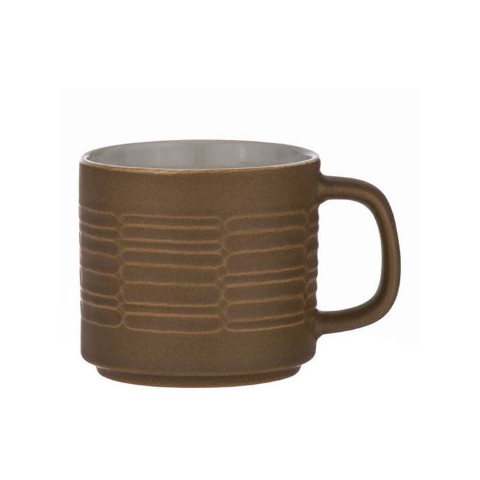 Ladelle Carve Mustard Coffee Mug Modern Kitchen Drinkware - Bunnings ...