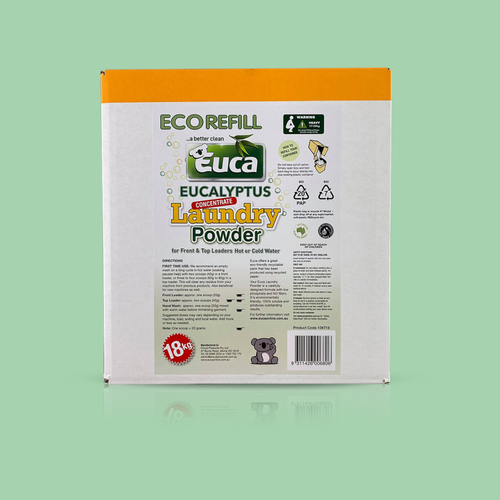 Euca 18kg Laundry Powder Eucalyptus Box - Bunnings Australia