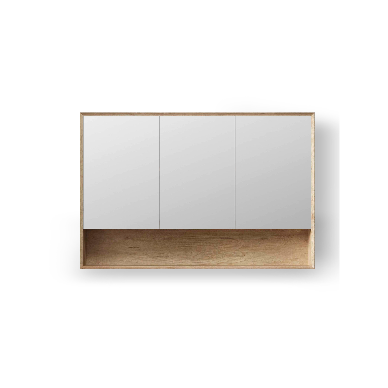 Attica 1200 x 800mm Oak Shaving Cabinet With Shelf Bunnings Australia
