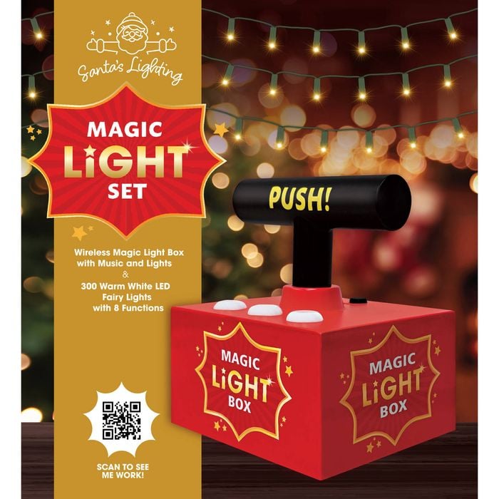 Santas Wireless Magic Light Box With Music And Lights Set - Bunnings ...