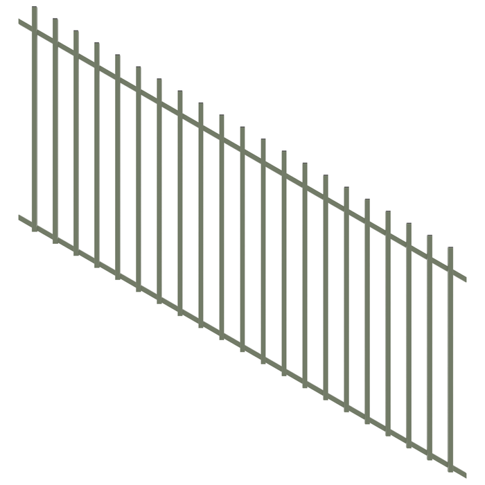 ProtectorAl 1201-2400 x 1200W x 1200H Pale Eucalypt Radiator Pool Fence ...