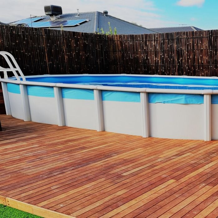 Driclad 7.08m x 3.66m x 1.32m Modular Salt Water Swimming Pool ...