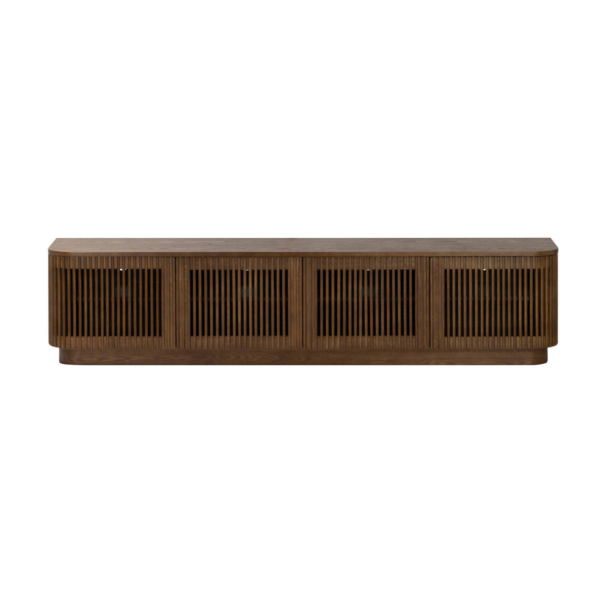 Tahlia 200cm 4 Doors ETU Entertainment TV Unit Walnut - Bunnings Australia