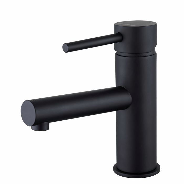 Mondella Matte Black Resonance Pin Lever Basin Mixer WELS 4 Star 7.5L ...