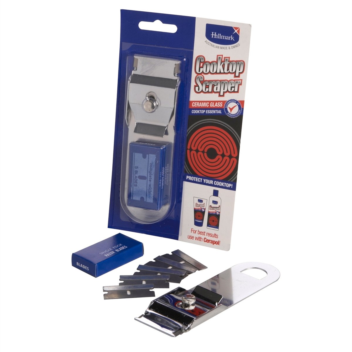 Hillmark Ceramic Cooktop Scraper - Bunnings New Zealand