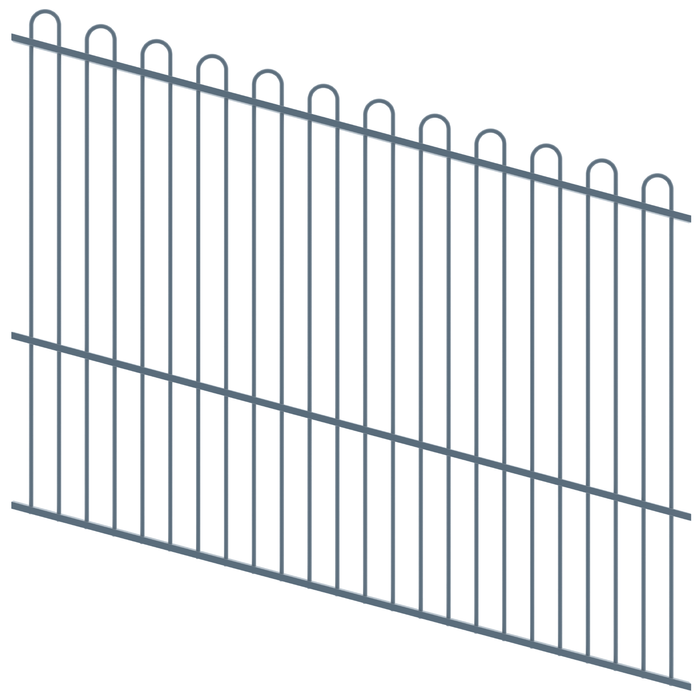 ProtectorAl 1201-2400W x 1800H Deep Ocean Loop Top Pool Fence Panel ...