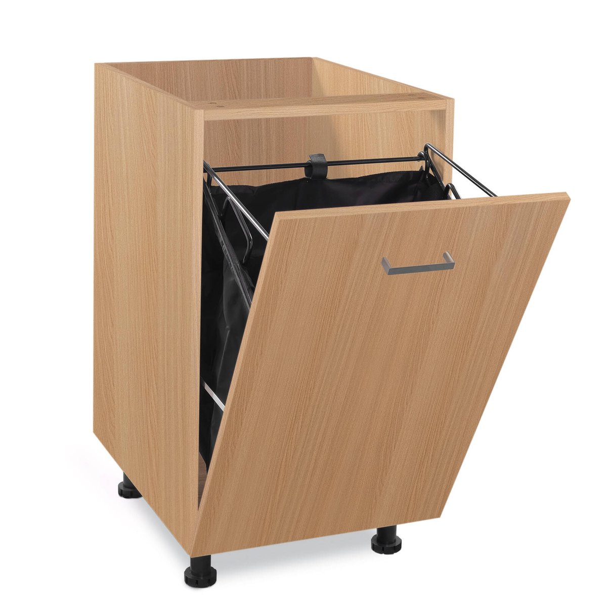 Flatpax Utility 450mm Woodgrain Linen Chute Cupboard - Bunnings Australia