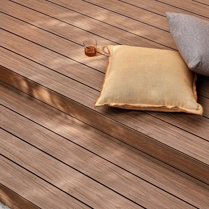 Ekodeck 137 x 23mm 5.4m Leatherwood Designer Edge Board Composite ...