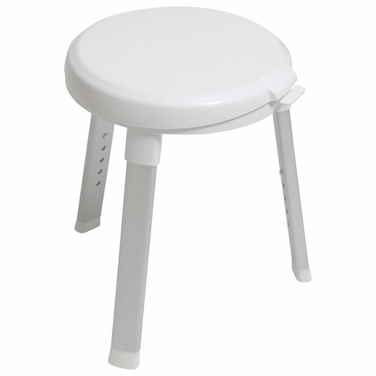 evekare White Deluxe Rotating Bathroom Stool - Bunnings Australia