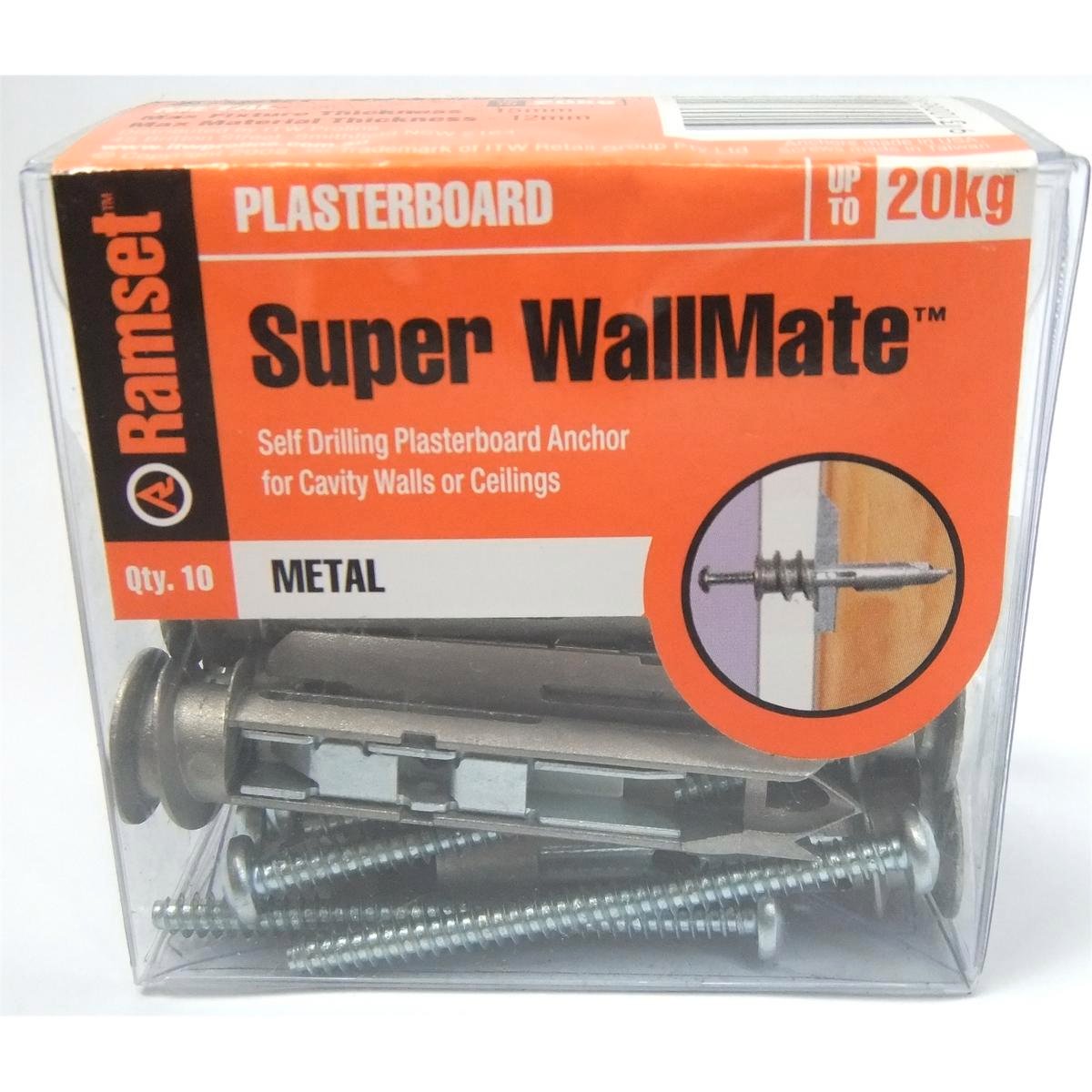Ramset Wallmate Togglemate 10pk TM/10 - Bunnings New Zealand