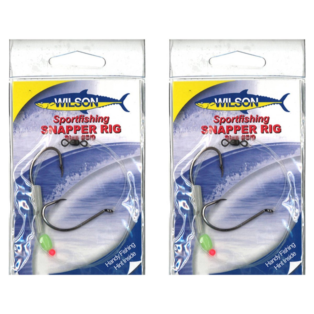 2x Wilson Sportfishing Snapper Rig with Chemically Sharpened Hooks ...