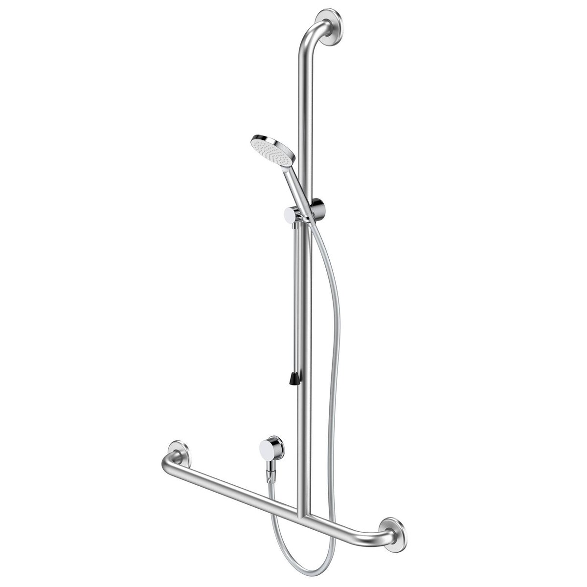 Caroma Care Accessible Shower Set with Inverted T Rail - Bunnings Australia