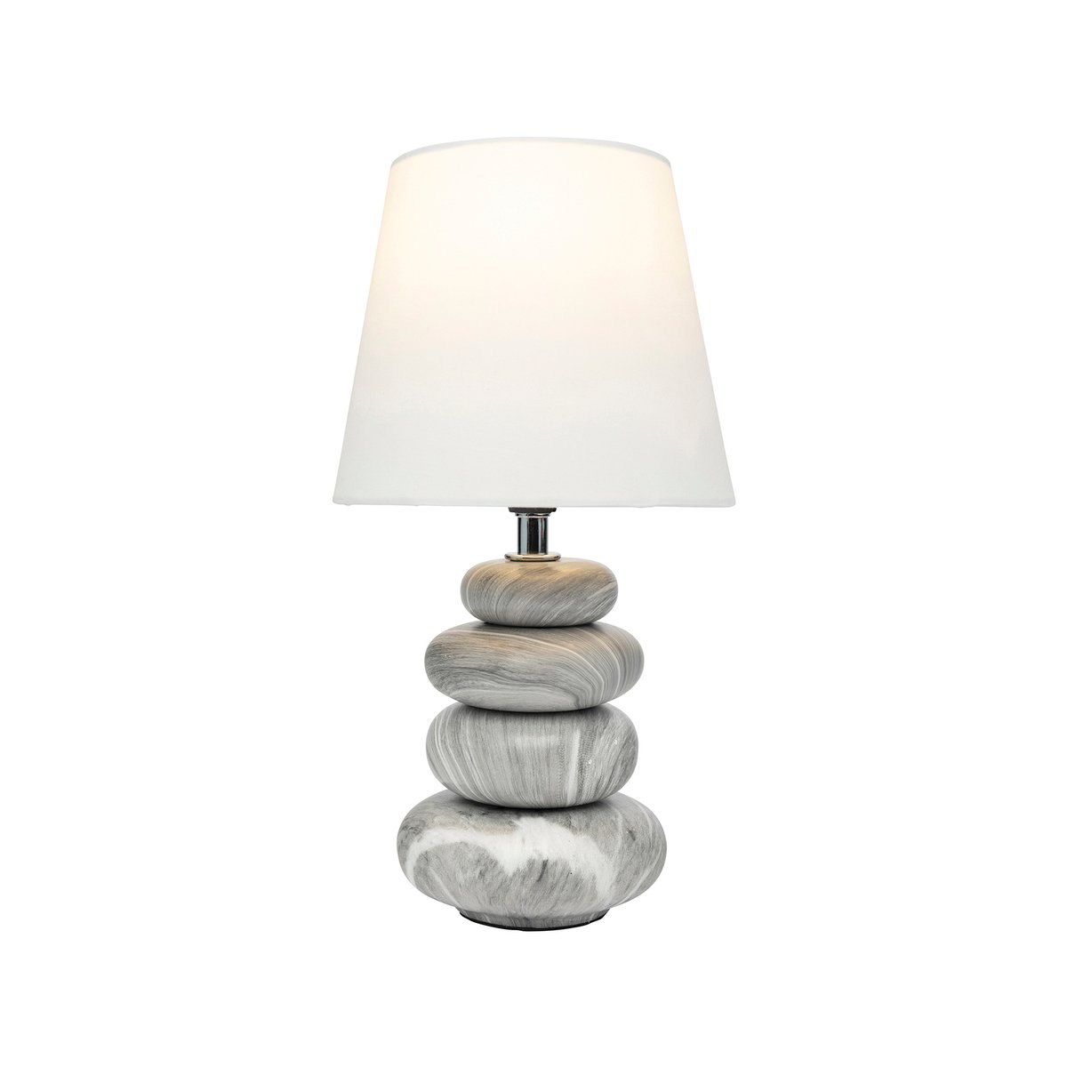 Brilliant Pebbles Ceramic Stone 31cm Table Lamp - Bunnings Australia