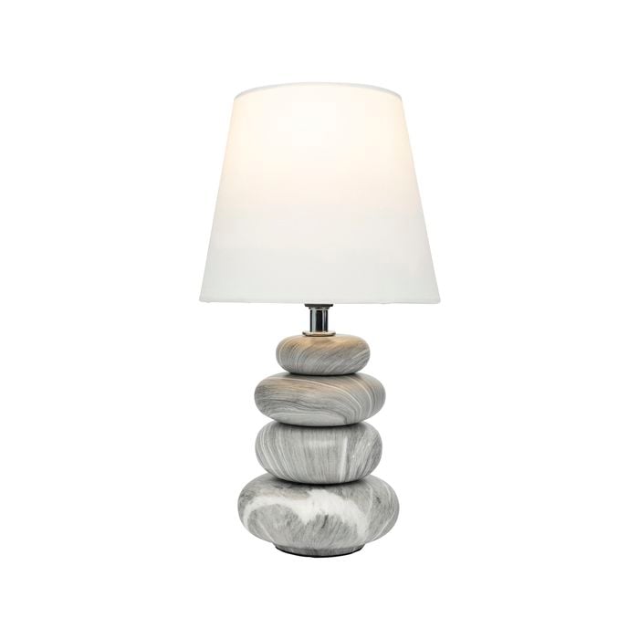 Brilliant Pebbles Ceramic Stone 31cm Table Lamp - Bunnings Australia