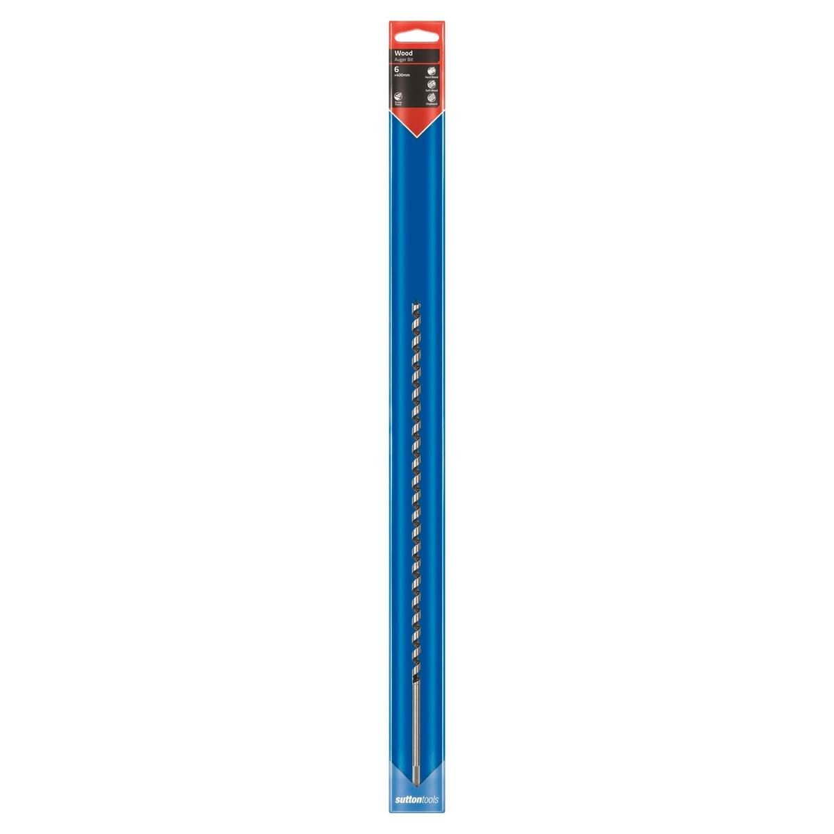 Sutton Tools 460 x 6mm Long Auger Bit - Bunnings Australia