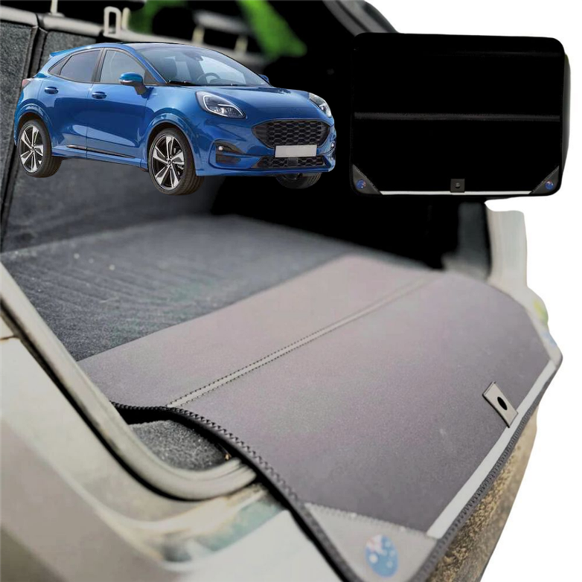 Rear Cargo Boot Bumper Protector for Ford Puma 2019 - Current JK - XL ...