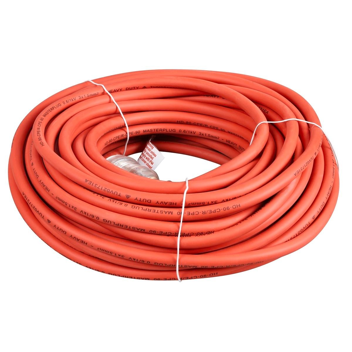 CordTech 25m Extra Heavy Duty Rubber Extension Lead - Bunnings Australia