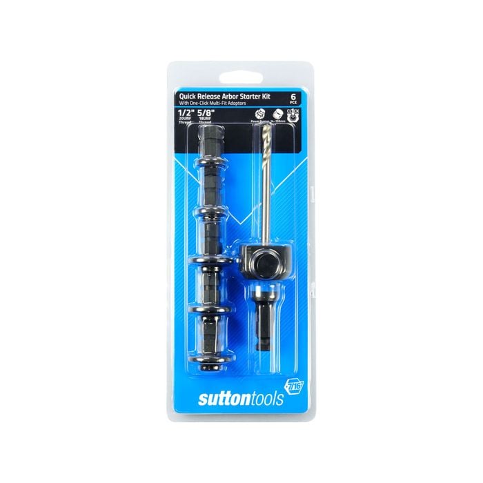 Sutton Tools Quick Release Arbor Starter Kit - 6 Piece - Bunnings Australia