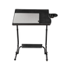 TABLE BUDDY Executive 55x40x73cm with Cupholder & Foot Rest Folding Table- Black - Bunnings ...