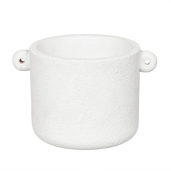 Astin Sinclair 180 x 140mm White Ear Pot - Bunnings Australia