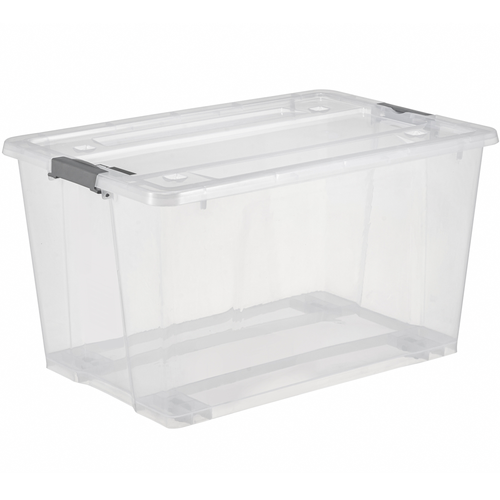 All Set 50L Clear Modular Storage Container - Bunnings Australia