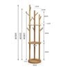 Lauft Rotating 3-Tier Hat Coat Clothes Rack Jacket Garment Hanger ...