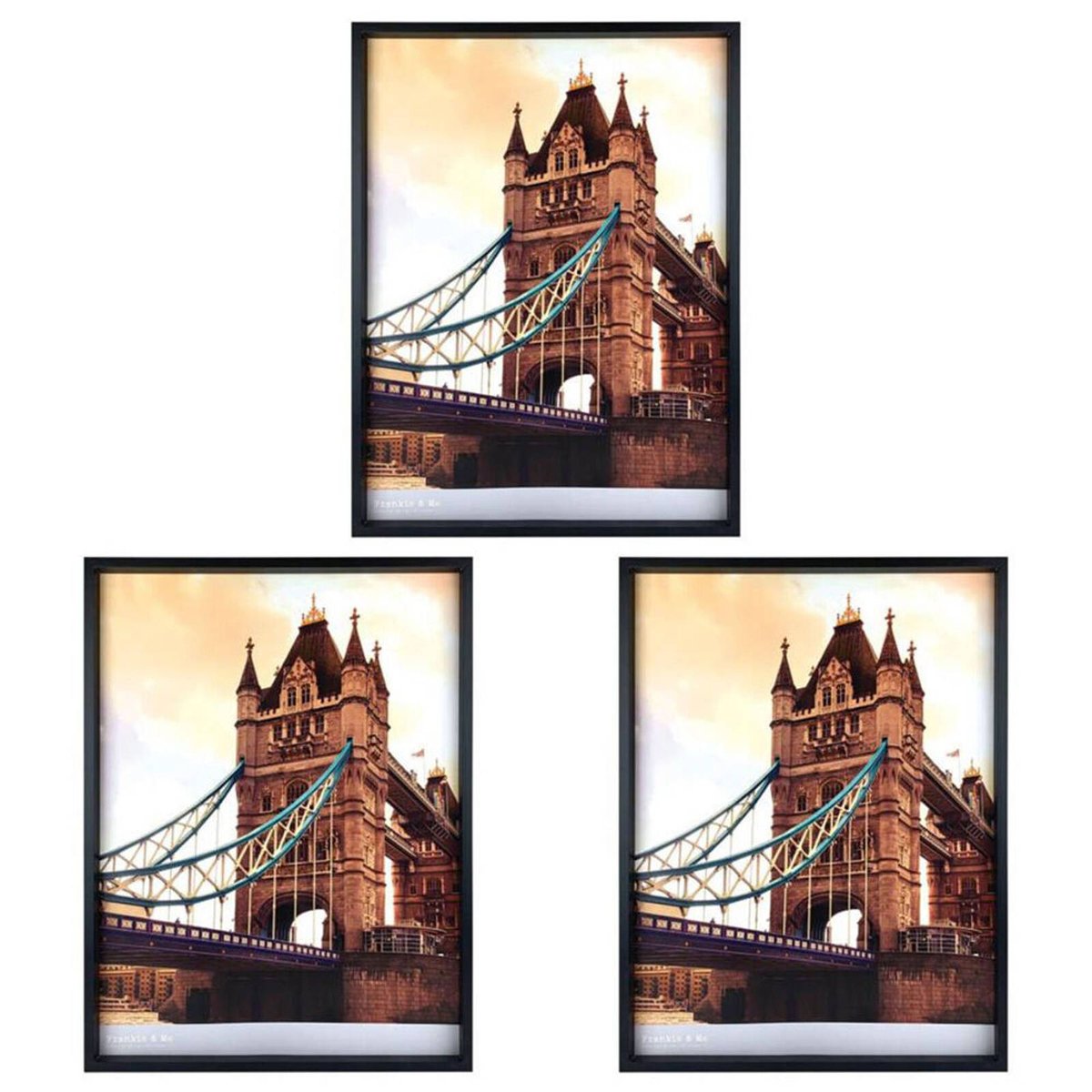 3PK Frankie & Me Wood Poster Picture Frame Home/Office Photo Decor ...