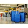ALFORDSON 3pcs Luggage Trolley Suitcase Set Blue - Bunnings Australia