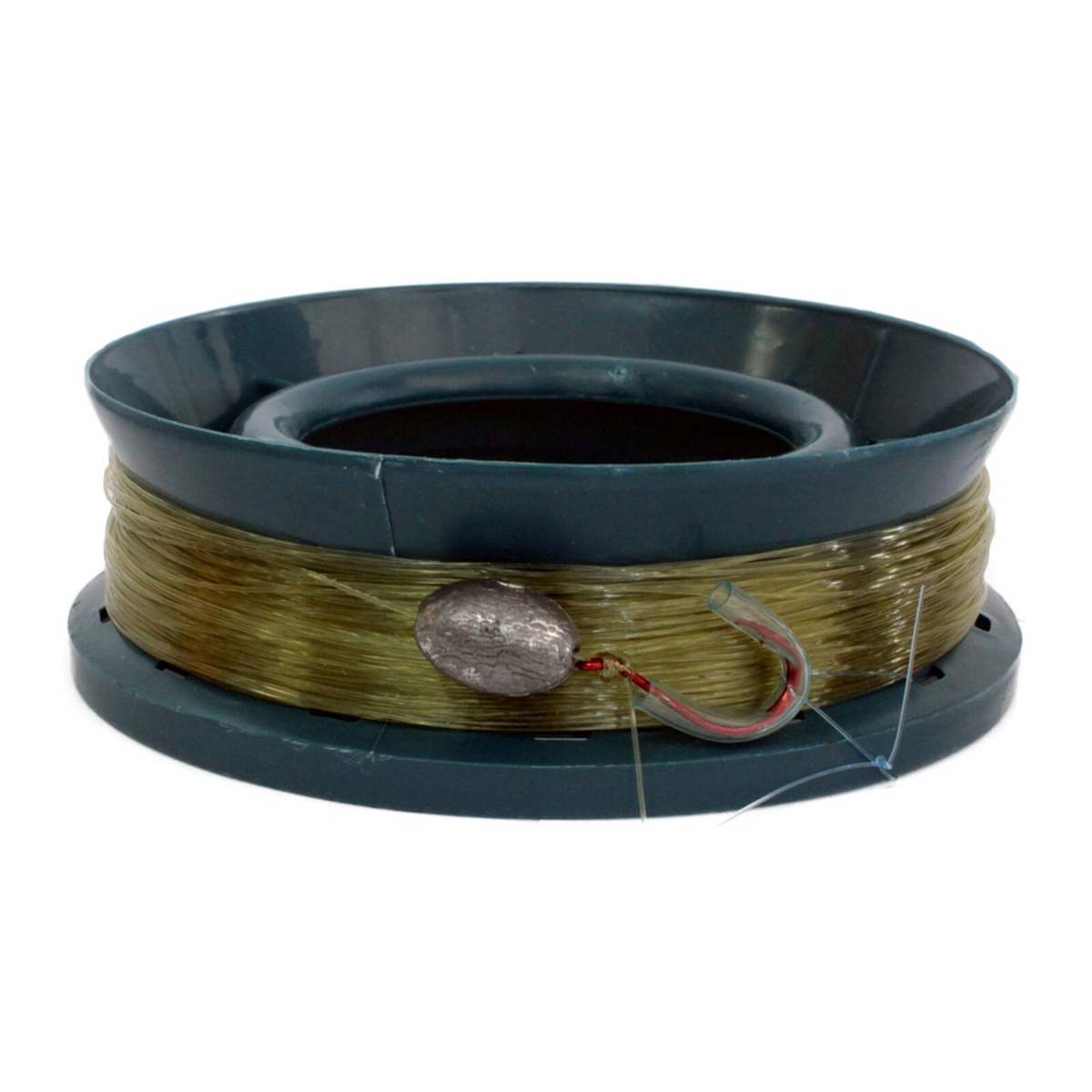 Surecatch 6 Inch Rigged Handcaster with 50lb Mono Fishing Line and Bean ...