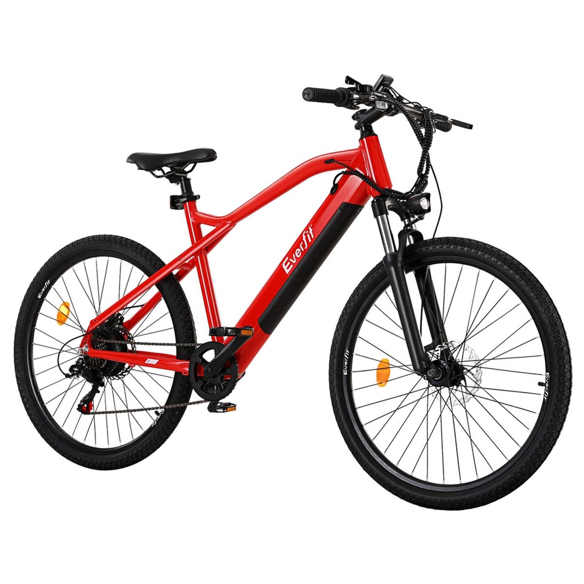Everfit 26" Electric Mountain Bike Built-in Battery 250W - Red ...