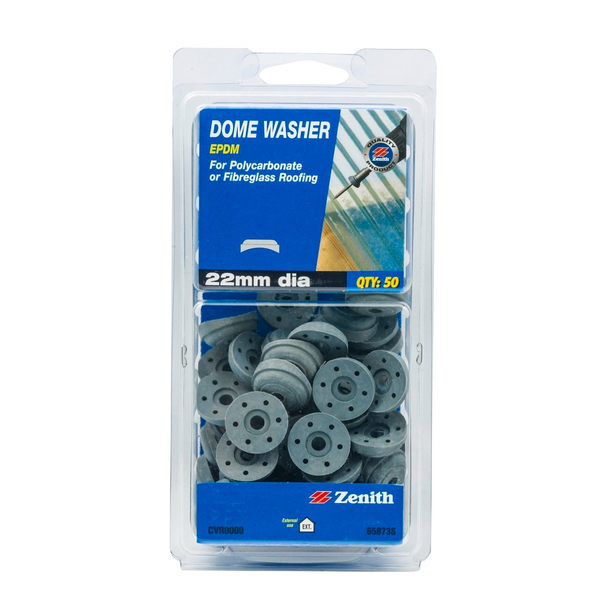 Zenith 22mm EPDM Dome Washer - 50 Pack - Bunnings Australia