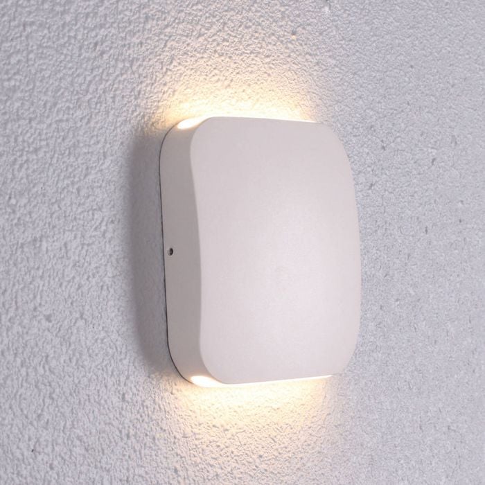 CLA Lighting Vox Surface Mounted LED Exterior Square Up/Down Wall Light ...