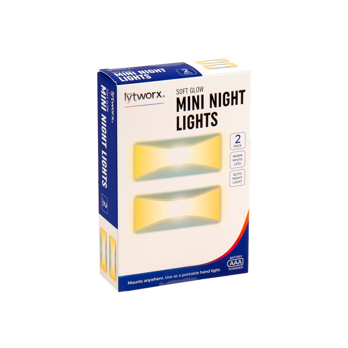 Lytworx Soft Glow Mini Night Lights - 2 Pack - Bunnings Australia