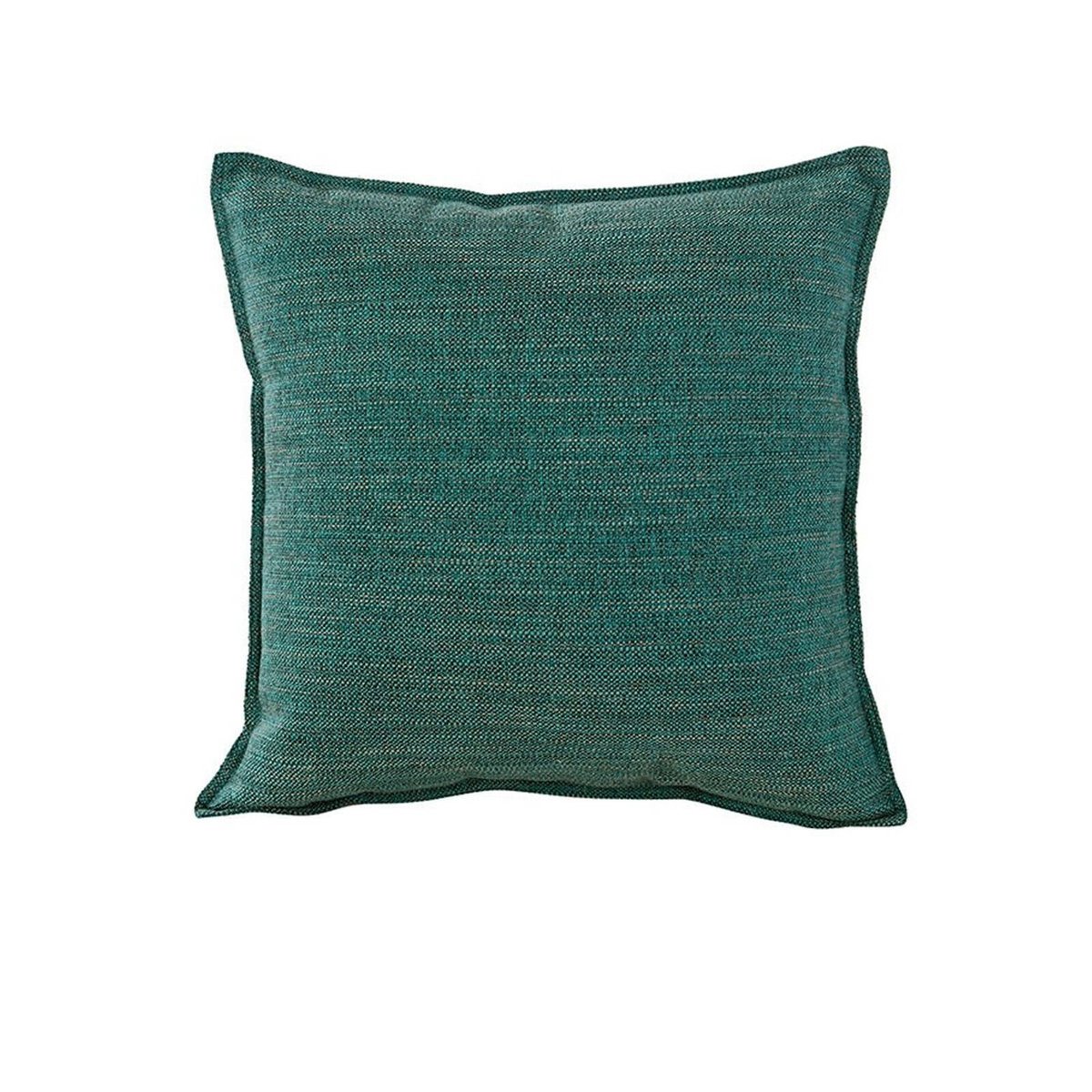 Jason Linen Look Square Filled Cushion 44 x 44 + 1 cm Teal - Bunnings ...