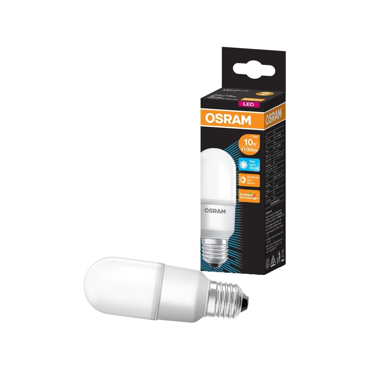 Osram Stick ES LED 1100lm Daylight 10W Light Globe - Bunnings Australia