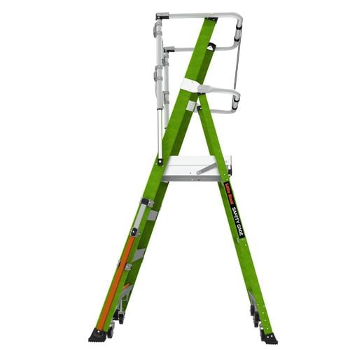 Little Giant 150kg 4 Step Safety Cage Platform Ladder LSC4 2.0 ...