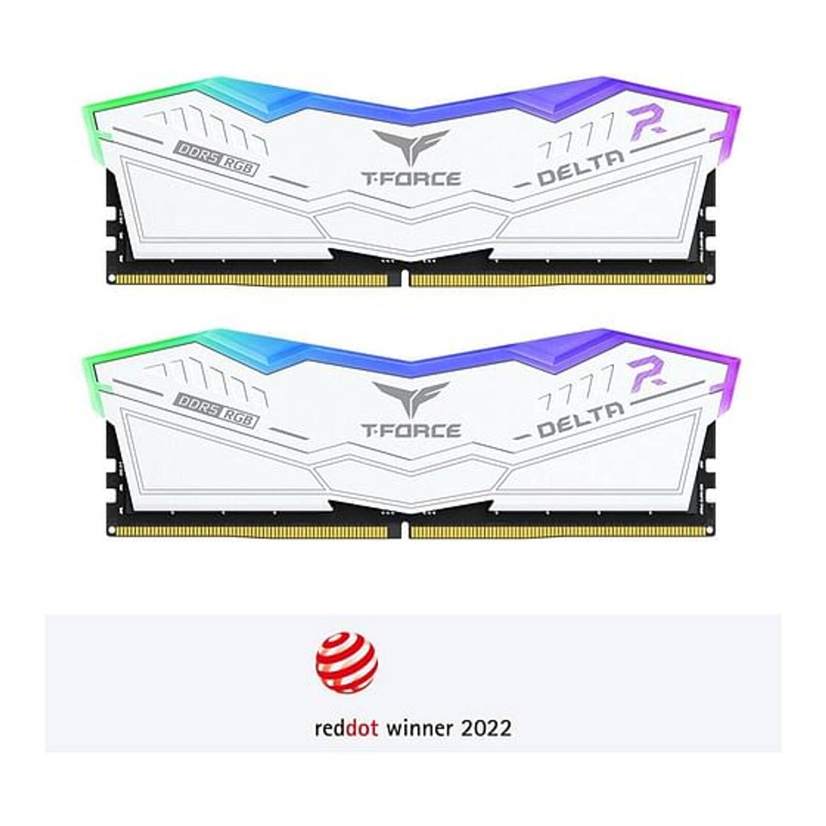 Team T-Force Delta RGB 32GB (2x16) DDR5-6000 Memory - White ...
