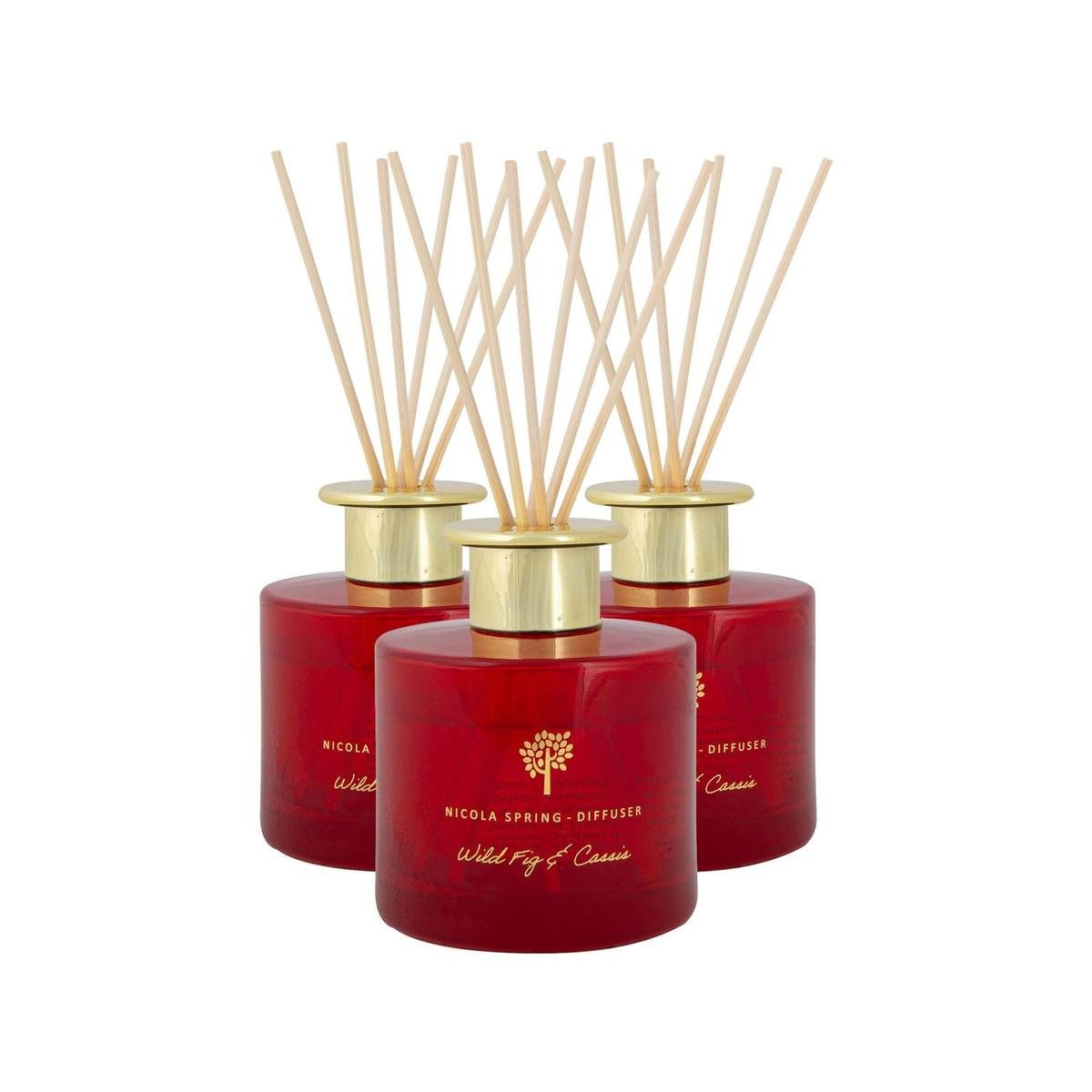 Nicola Spring Scented Reed Diffusers 200ml Wild Fig And Cassis Pack