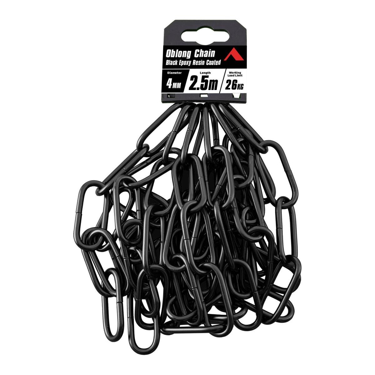 Pinnacle 4mm x 2.5m Black Matte Oblong Chain - Bunnings Australia