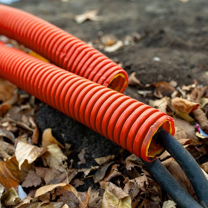 DETA 10m Medium Duty Corrugated Conduit - 20mm Orange - Bunnings New ...