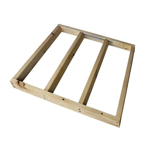 1144 x 1144mm Modular Decking 90 x 45mm Ekodeck Base Frame Flat Packed ...